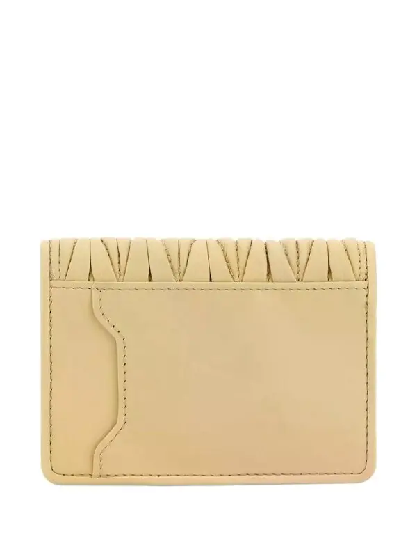 Miu Miu Matelassé Leather Card Holder