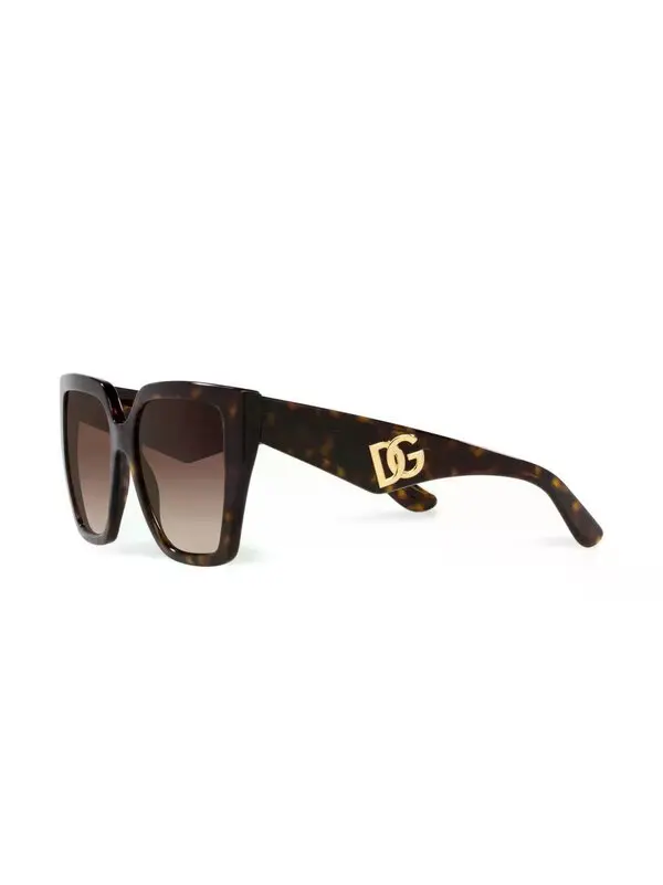 Dolce & Gabbana Tortoiseshell Square Frame Sunglasses