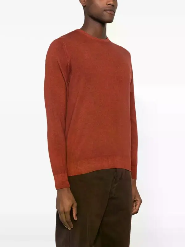 DELL'OGLIO Crew-neck Merino-wool Jumper