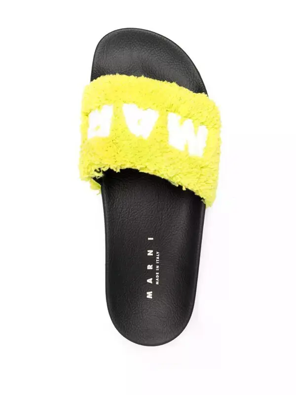 Marni Logo Flat Slides