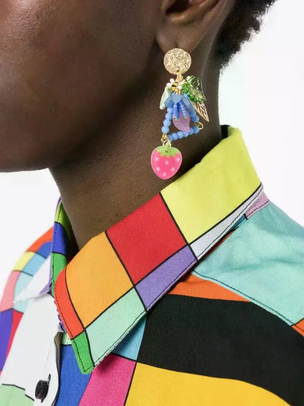AMIR SLAMA Charm-detail Drop Earrings