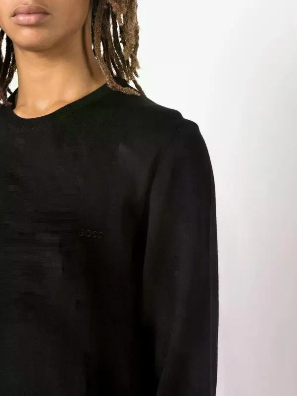 BOSS Crewneck Virgin Wool Jumper