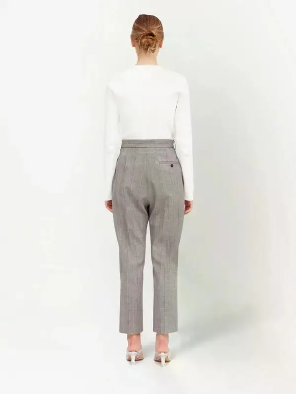 MAISON MARGIELA Pleated Cropped Trousers