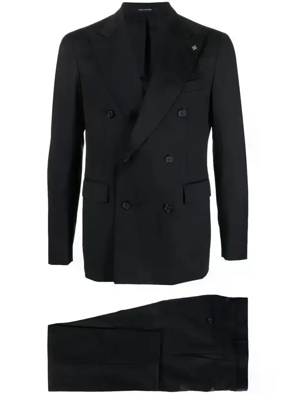Tagliatore Double Breasted Suit - Blue