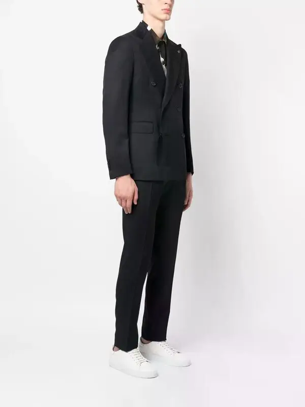 Tagliatore Double Breasted Suit - Blue