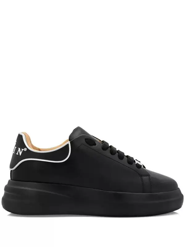 Philipp Plein Leather Low-top Sneakers Megastar
