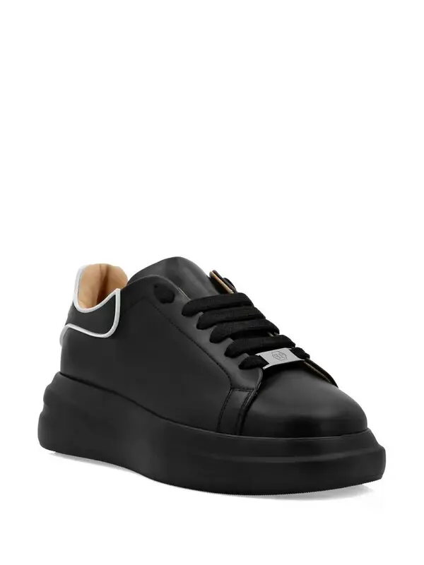 Philipp Plein Leather Low-top Sneakers Megastar