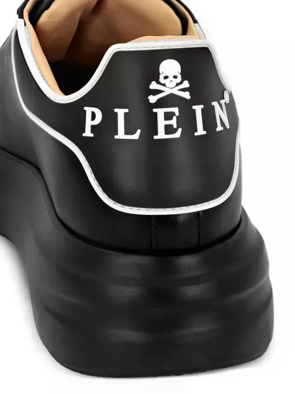 Philipp Plein Leather Low-top Sneakers Megastar