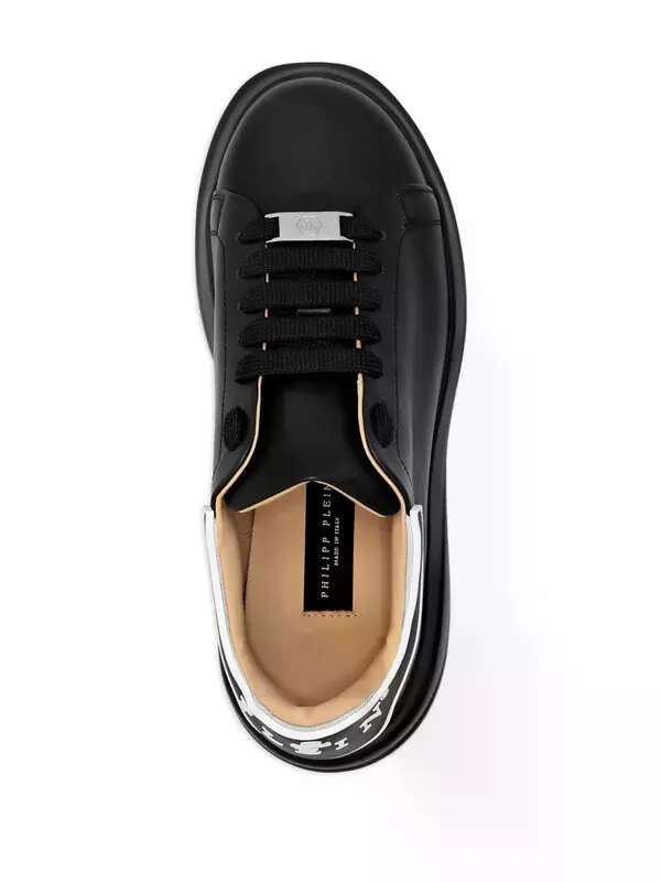Philipp Plein Leather Low-top Sneakers Megastar