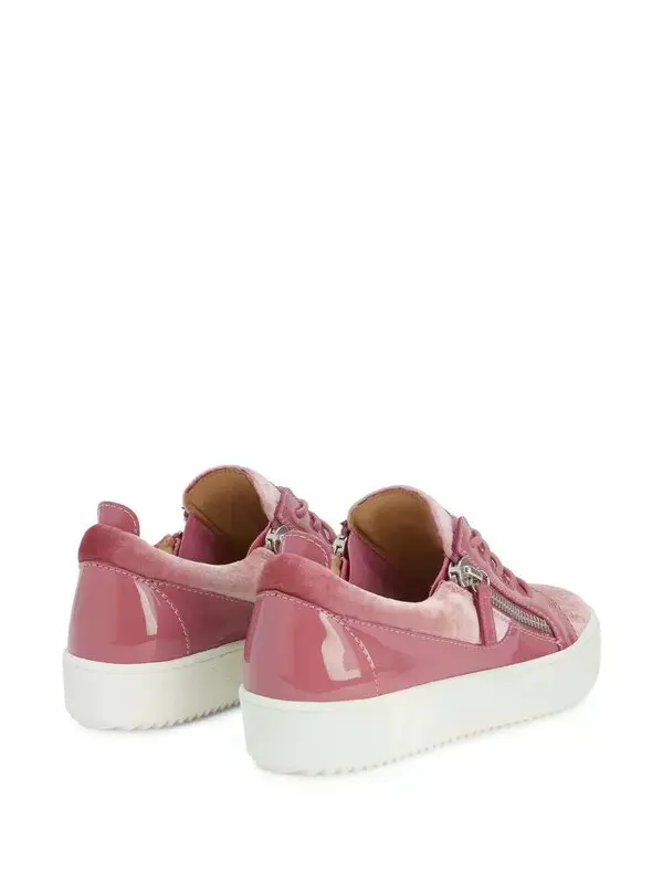 GIUSEPPE ZANOTTI Gail Velvet Sneakers - Pink