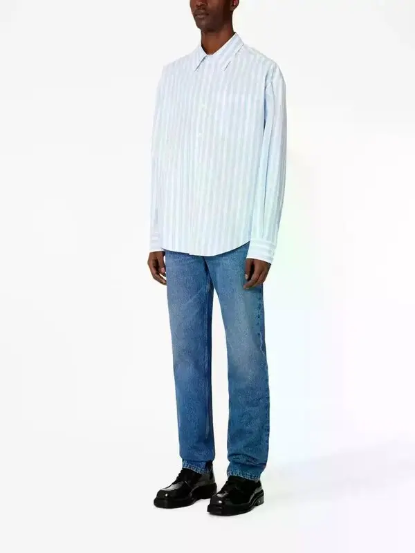 AMI Paris Striped Cotton Shirt