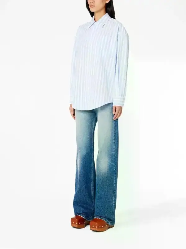 AMI Paris Striped Cotton Shirt