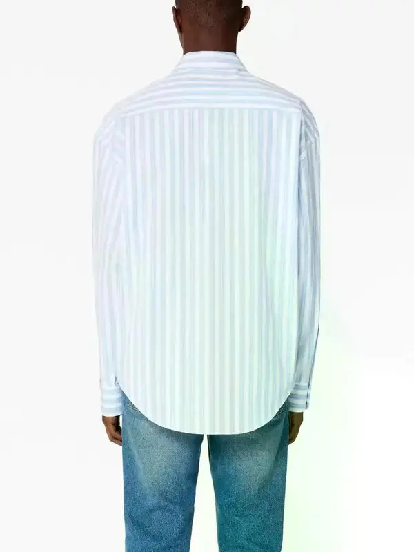 AMI Paris Striped Cotton Shirt