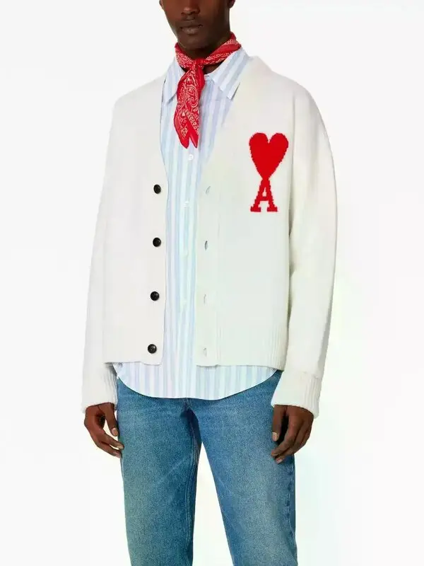 AMI Paris Striped Cotton Shirt