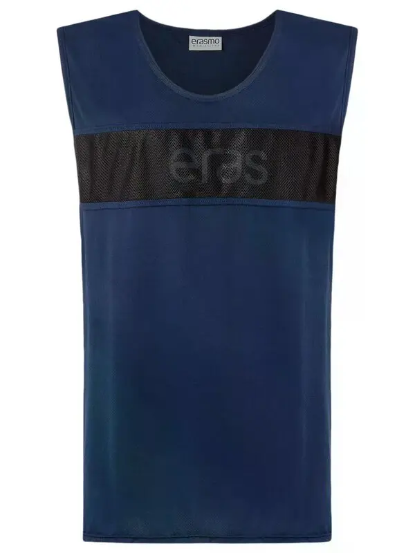 AMIR SLAMA X Erasmo Logo Tank T-shirt