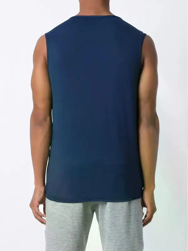 AMIR SLAMA X Erasmo Logo Tank T-shirt