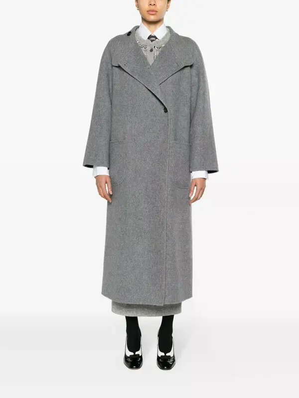 Thom Browne Wool-cashmere Blend Maxi Coat