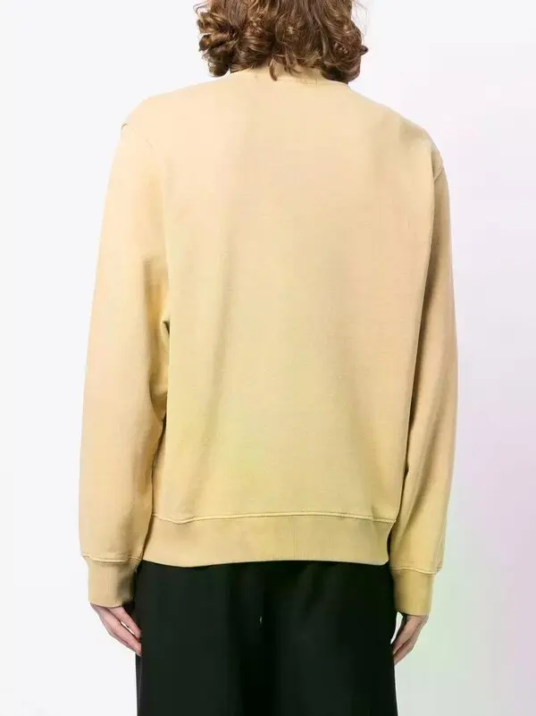 AMBUSH Stopper-detail Cotton Sweatshirt - Brown
