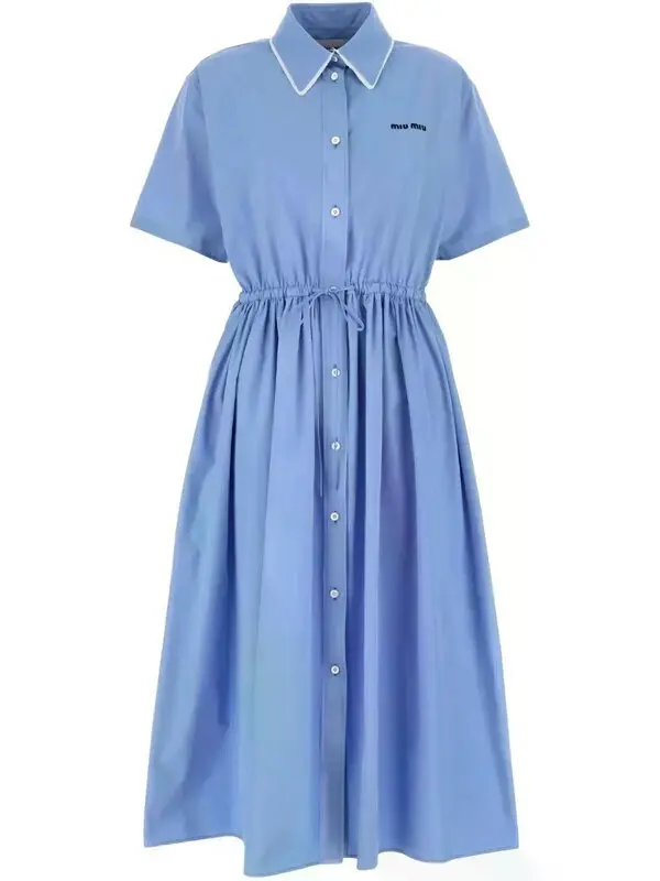 Miu Miu Poplin Shirt Dress