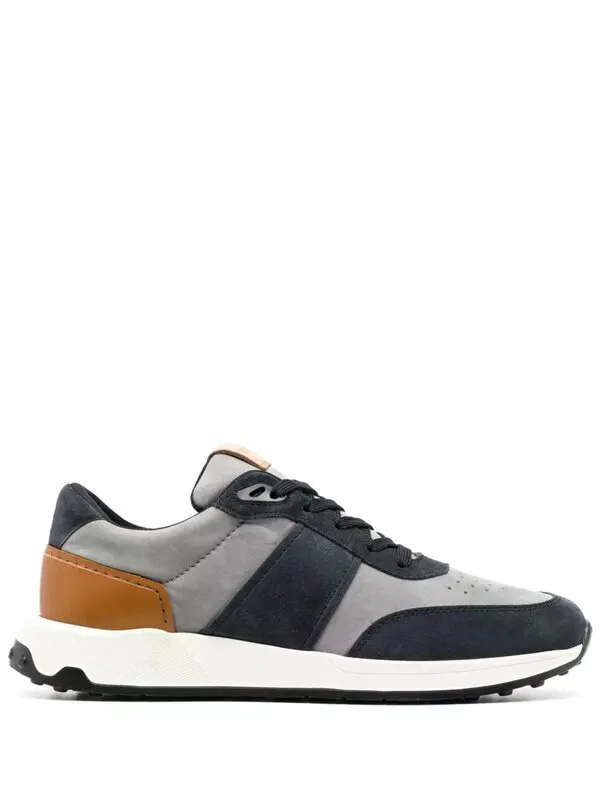 TOD'S Panelled Suede Low-top Sneakers