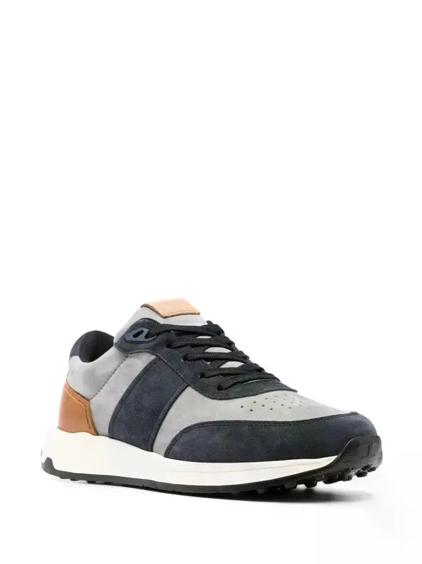 TOD'S Panelled Suede Low-top Sneakers
