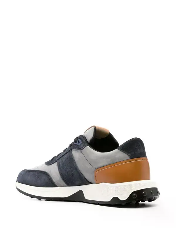 TOD'S Panelled Suede Low-top Sneakers