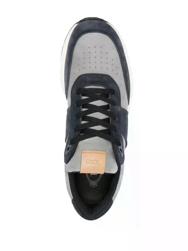 TOD'S Panelled Suede Low-top Sneakers