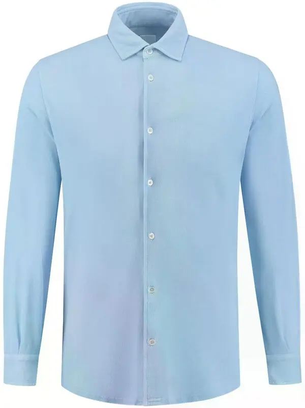 Fedeli Long-sleeved Shirt - Blue