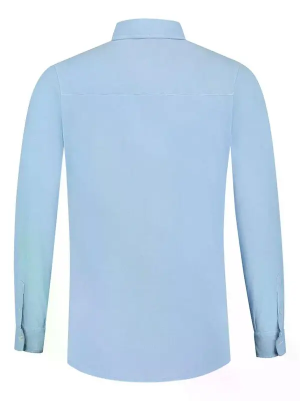 Fedeli Long-sleeved Shirt - Blue