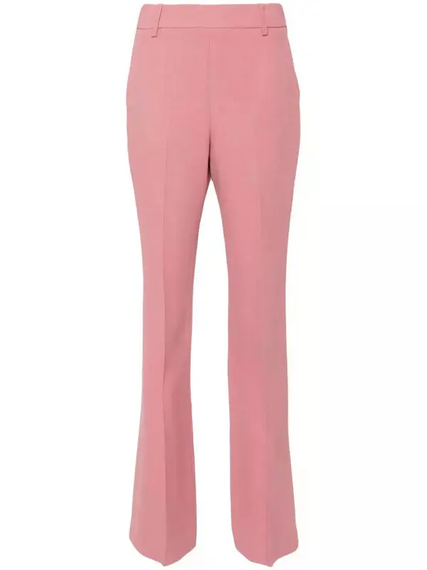 Ermanno Scervino Flared Crepe Trousers