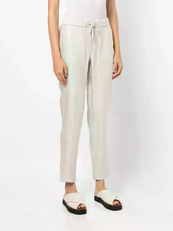 Lorena Antoniazzi Striped Slim-cut Trousers