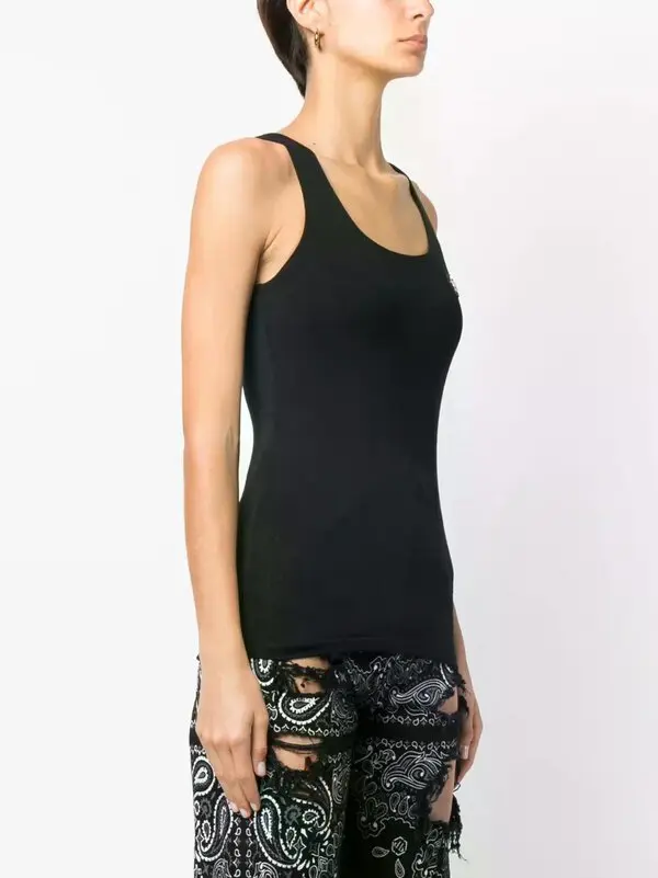 Philipp Plein Logo-patch Tank Top