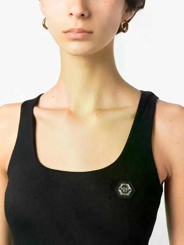 Philipp Plein Logo-patch Tank Top