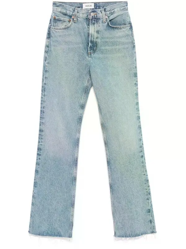 AGOLDE Leena Straight-leg Jeans - Blue