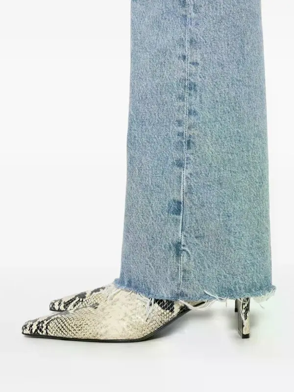 AGOLDE Leena Straight-leg Jeans - Blue