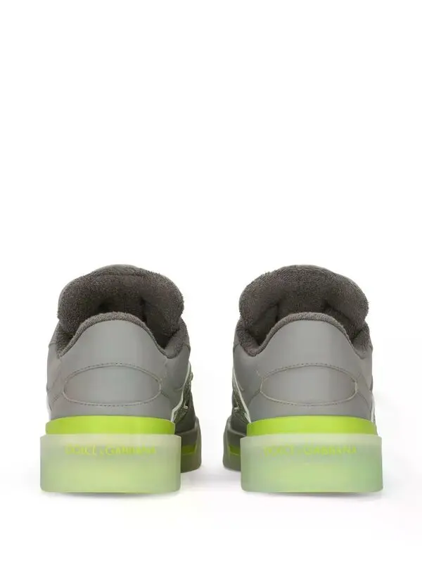 Dolce & Gabbana Logo-patch Low-top Sneakers - Grey