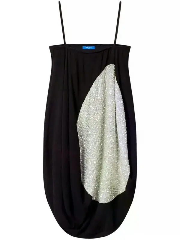 Nina Ricci Spaghetti-strap Minidress - Black
