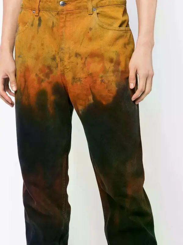Eckhaus Latta Distressed Straight-leg Jeans