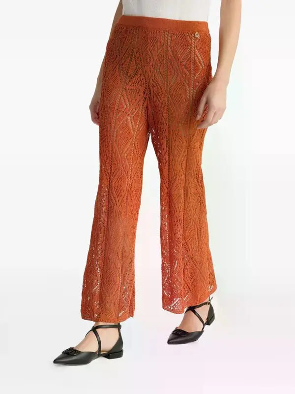Liu Jo Crochet-knit Trousers