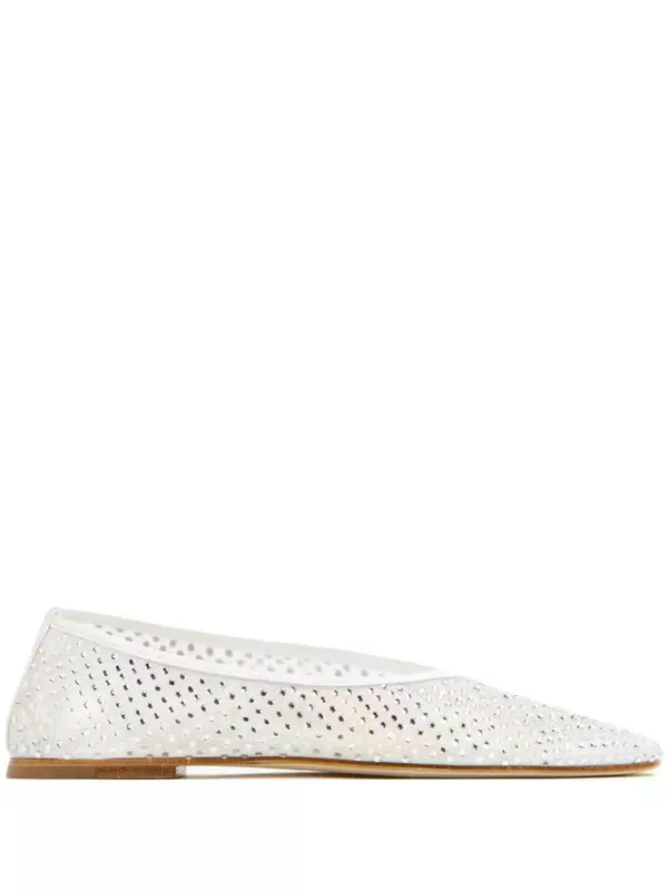 Dear Frances Balla Crystal Ballerina Shoes