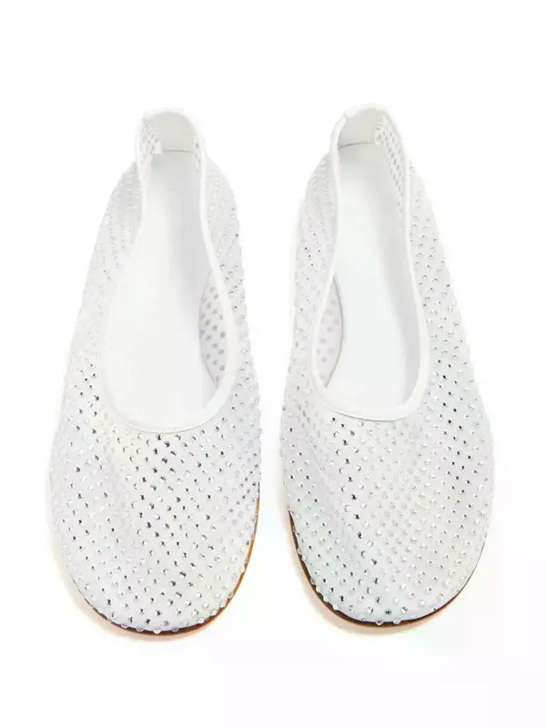 Dear Frances Balla Crystal Ballerina Shoes