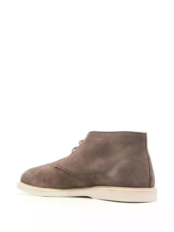 Hogan Lace-up Leather Boots