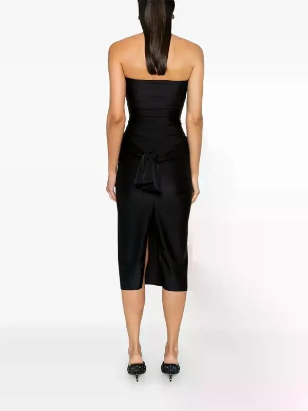 Coperni Knot-detail Jersey Dress - Black