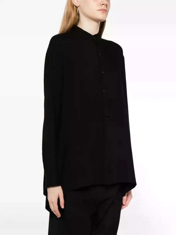 Yohji Yamamoto Band Collar Shirt