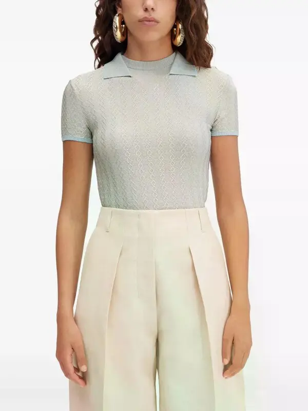 Jacquemus Embroidered Polo Top