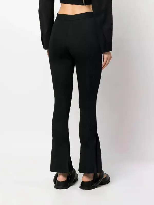 Sacai Pleated Flared Trousers