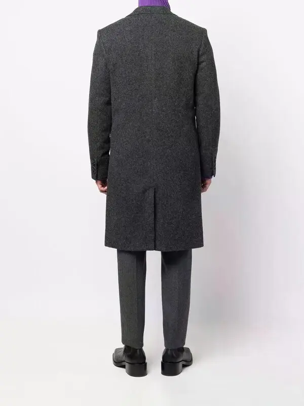 AMI Paris Single-breasted Wool Coat