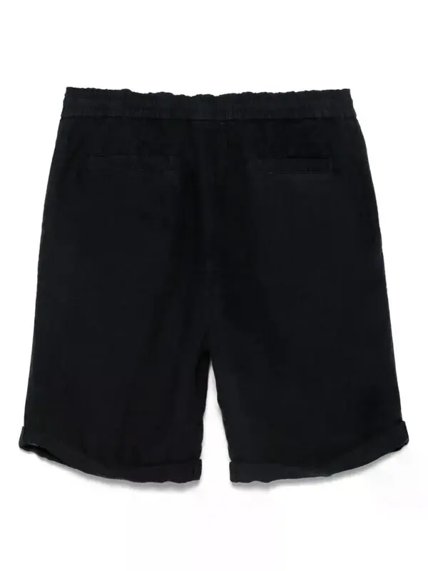 Brunello Cucinelli Linen Gabardine Bermuda Shorts - Blue