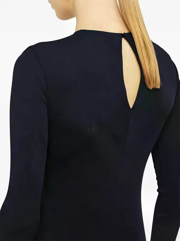JIL SANDER Long-sleeve A-line Midi Dress