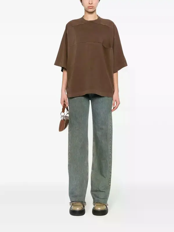 ENTIRE STUDIOS Panelled Organic-cotton T-shirt